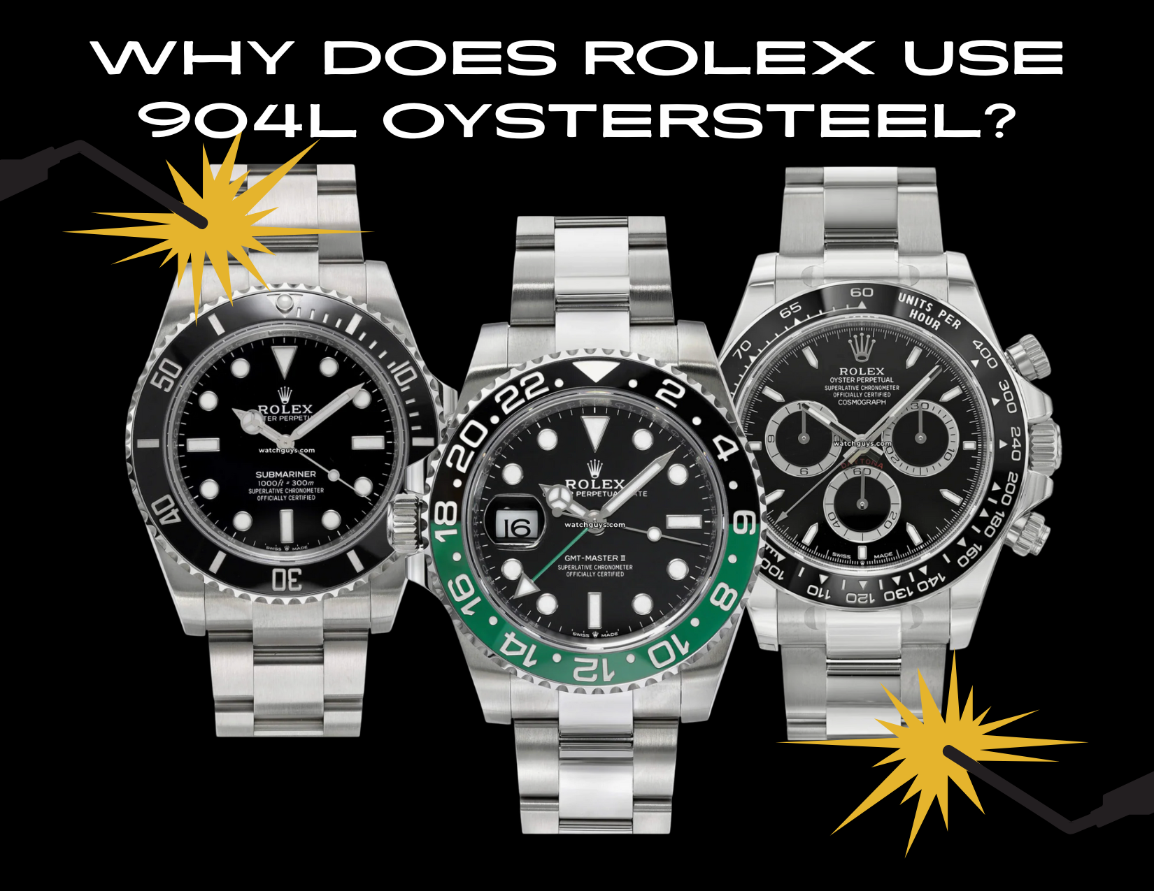 What is Rolex 904L Oystersteel? | WatchGuys