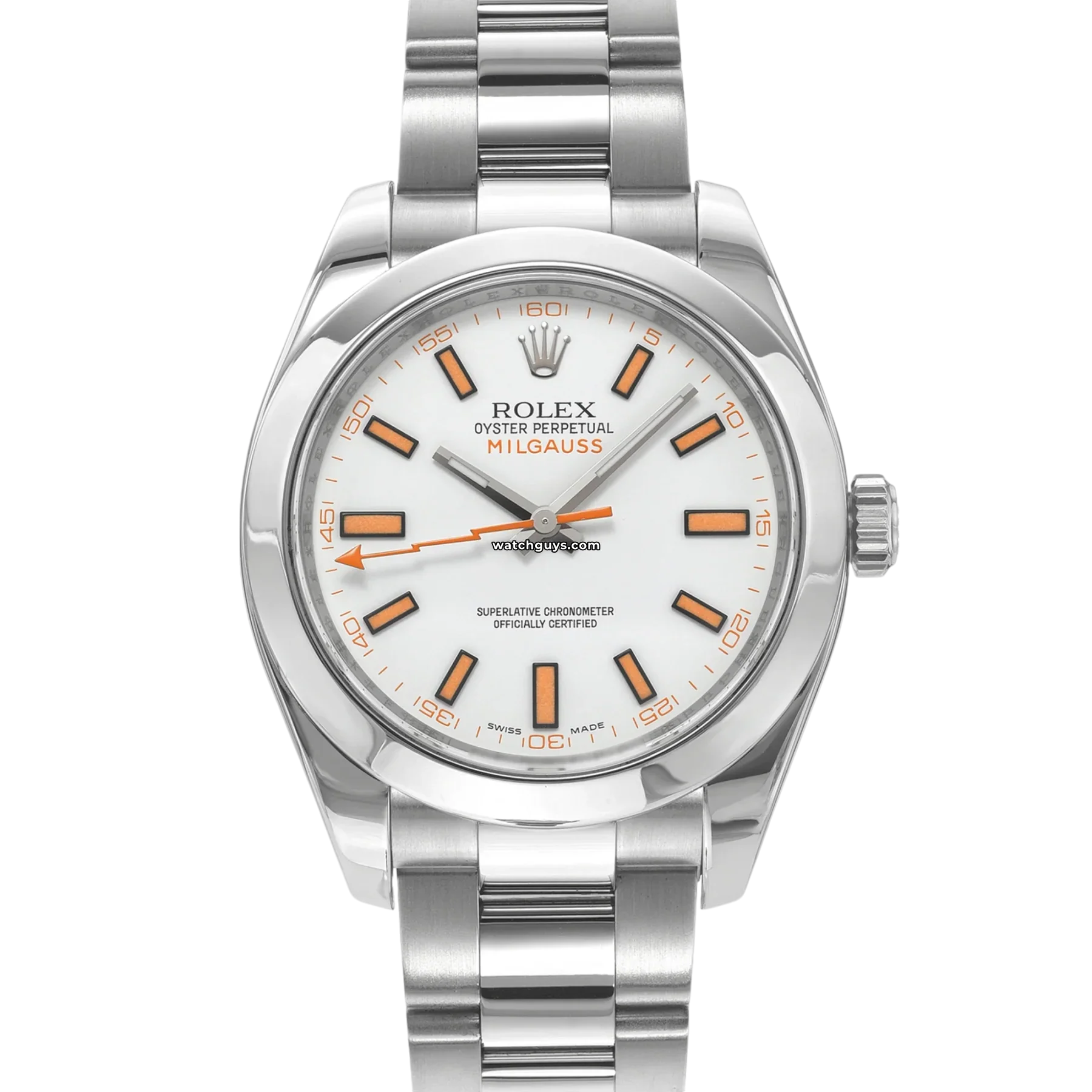 Rolex Milgauss 116400: Buy 40mm Stainless Steel Watches – WatchGuys