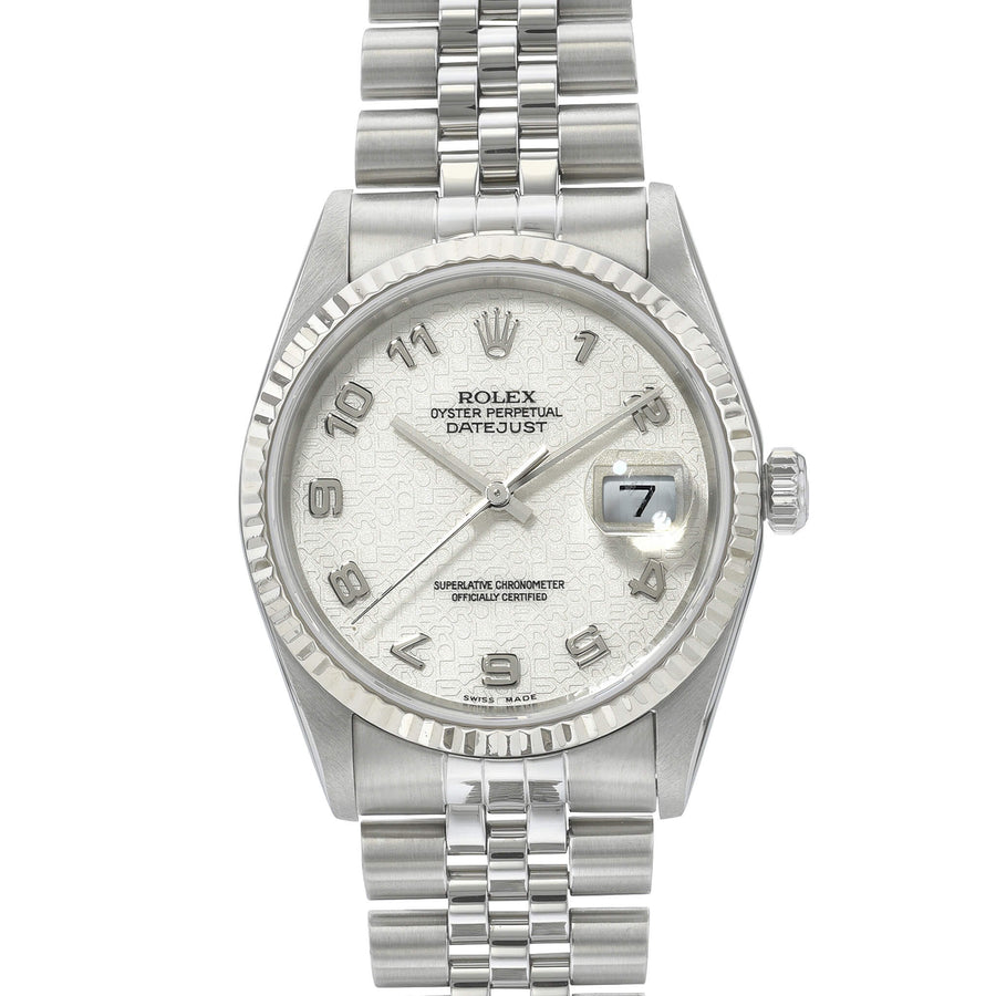 Rolex Datejust 16234 Ivory Jubilee Arabic 36mm Stainless – WatchGuys
