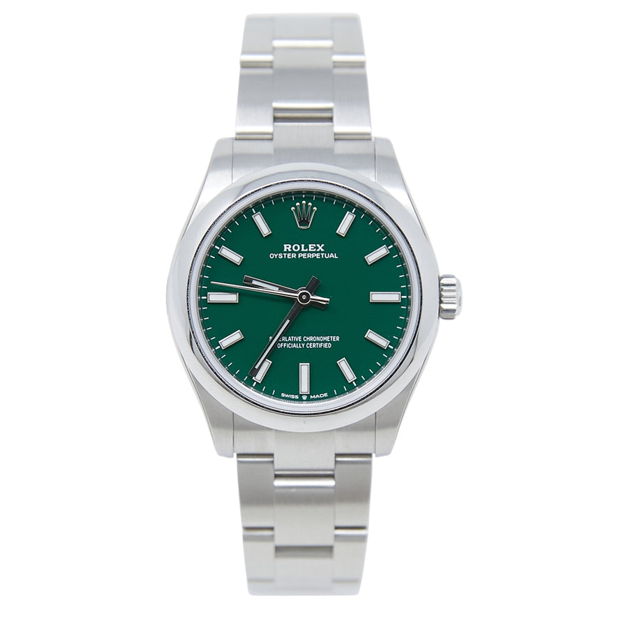 Rolex Oyster Perpetual 277200 Green 31mm – WatchGuys Rolex Oyster Perpetual 277200 Green 31mm – WatchGuys