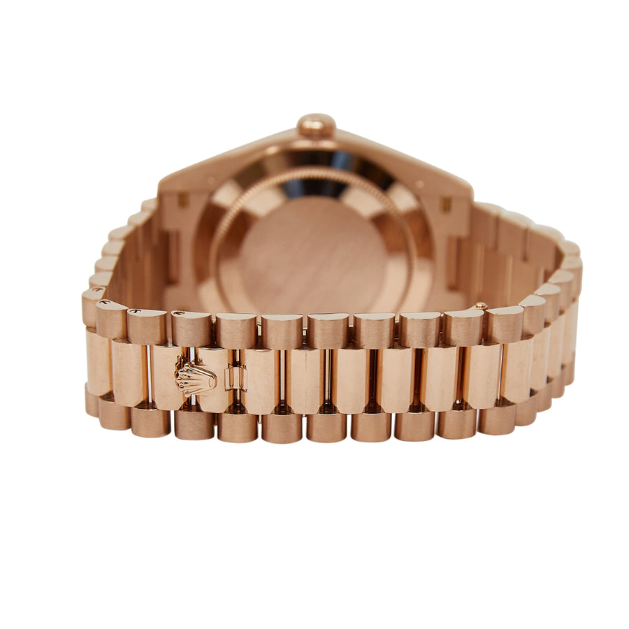Rolex Day-Date 228235 Sundust 18k Rose Gold 40mm – WatchGuys