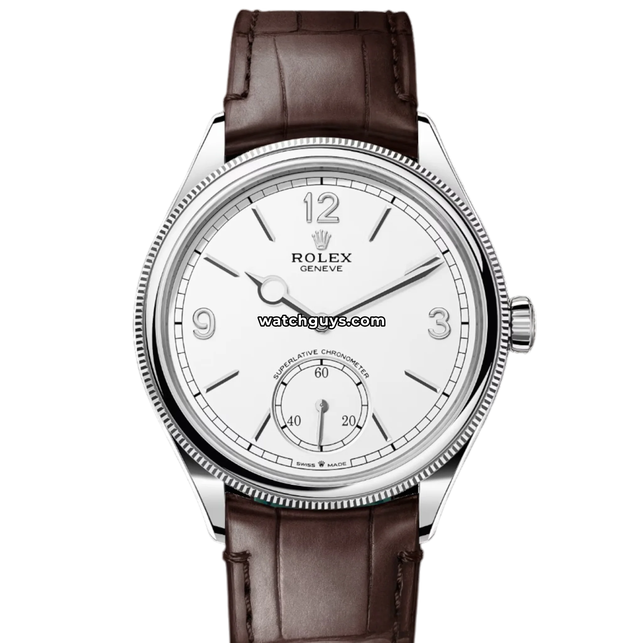 Rolex 1908 White Gold 52509 39mm Unworn – WatchGuys