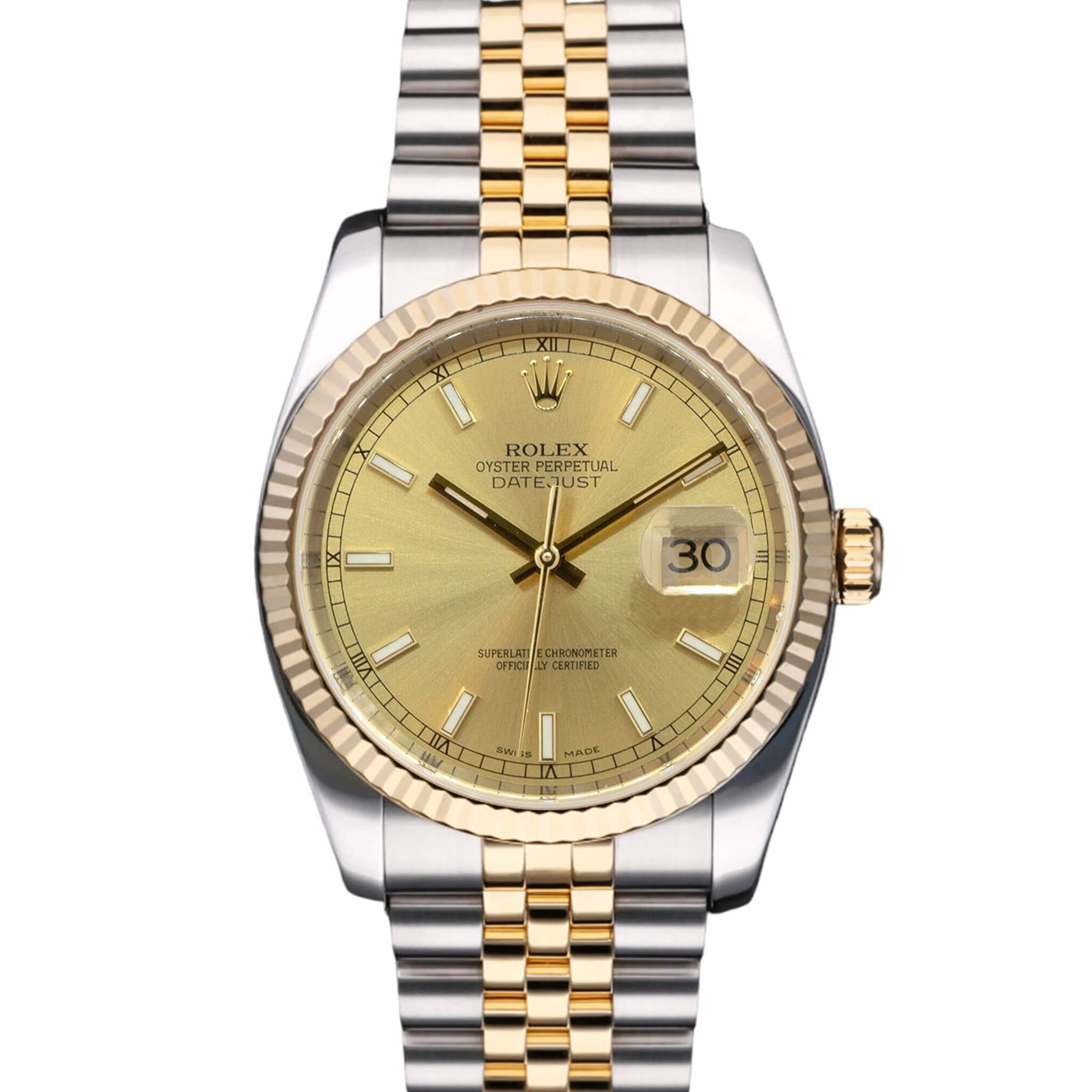 Rolex Datejust 116233 Champagne Two Tone 36mm – WatchGuys