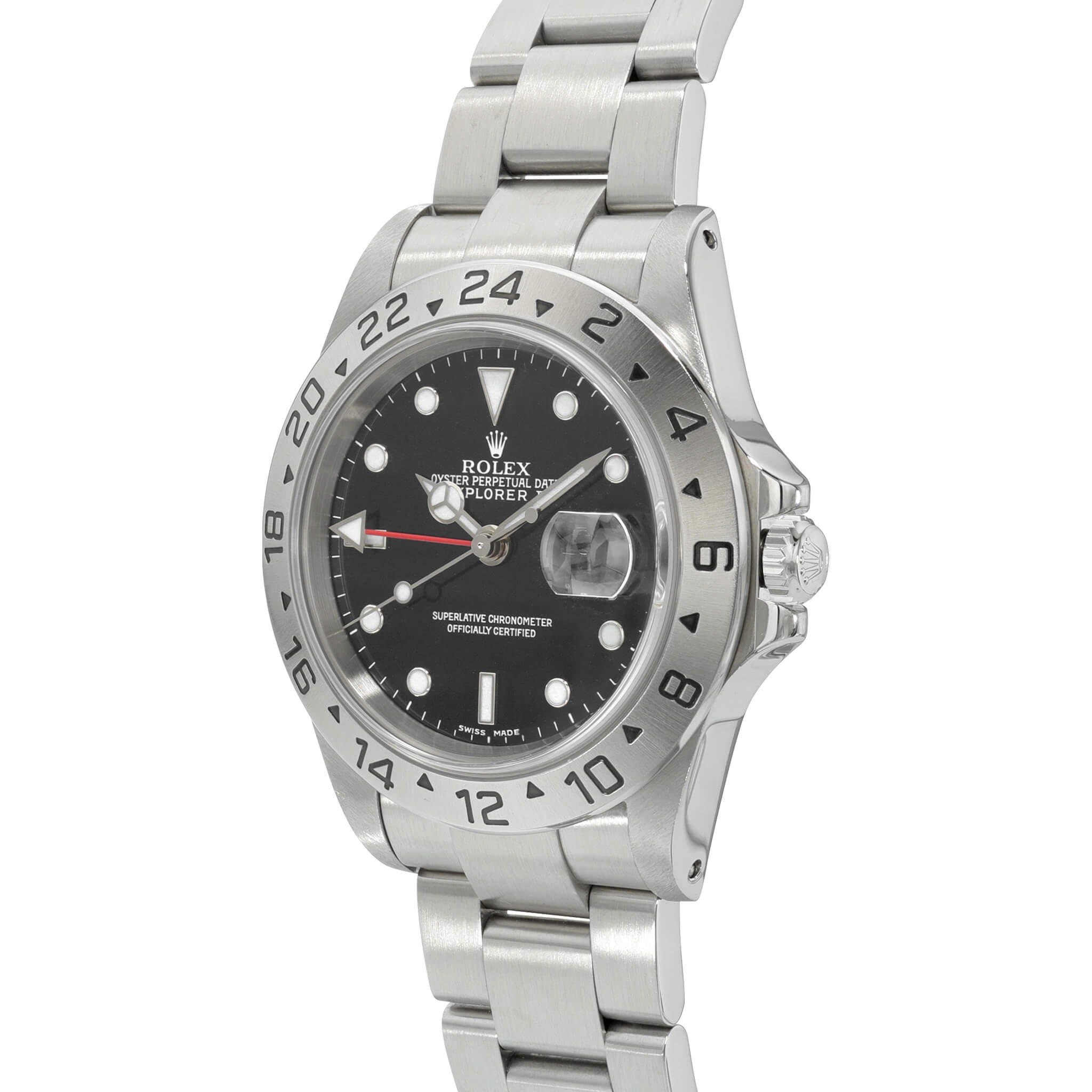 Rolex Explorer II 16570 Black 40mm Stainless Steel – WatchGuys