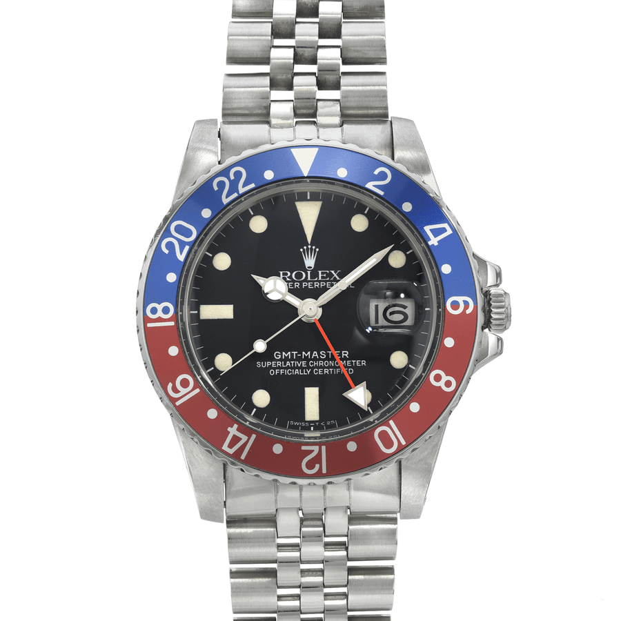 Vintage Rolex GMT-Master 16750 Pepsi - 100% Authentic – WatchGuys