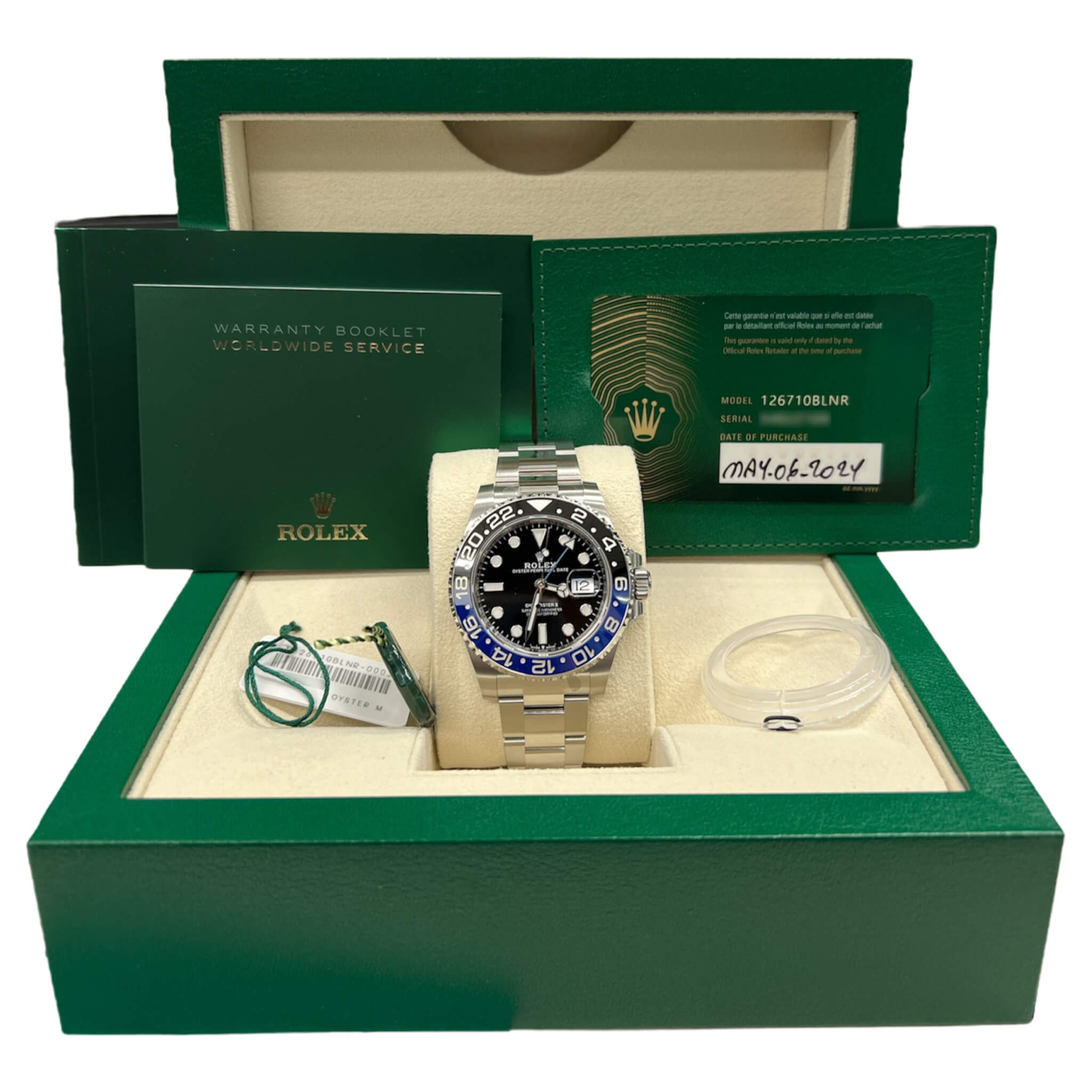 Rolex GMT-Master II 126710BLNR (2024) Unworn 40mm Stainless Steel Box ...