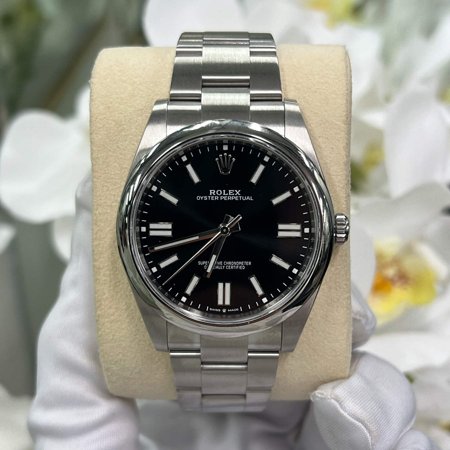 Rolex Oyster Perpetual 124300 Black Dial 41mm – WatchGuys