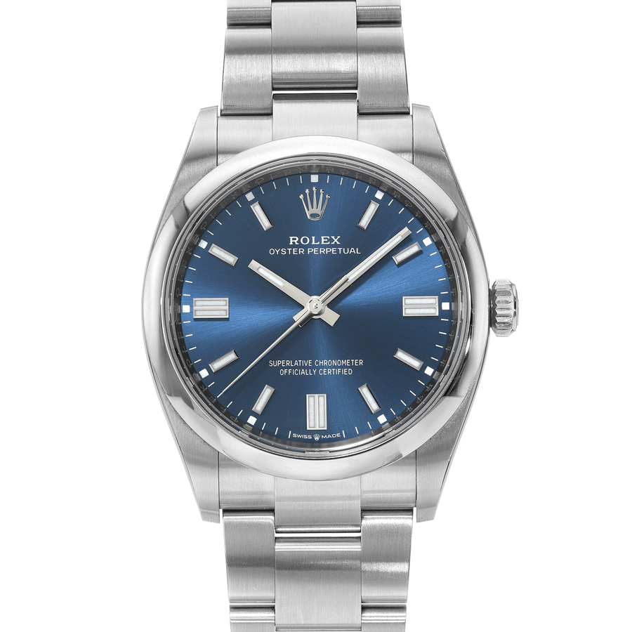 Rolex Oyster Perpetual 126000 Blue Dial 36mm Stainless Steel – WatchGuys