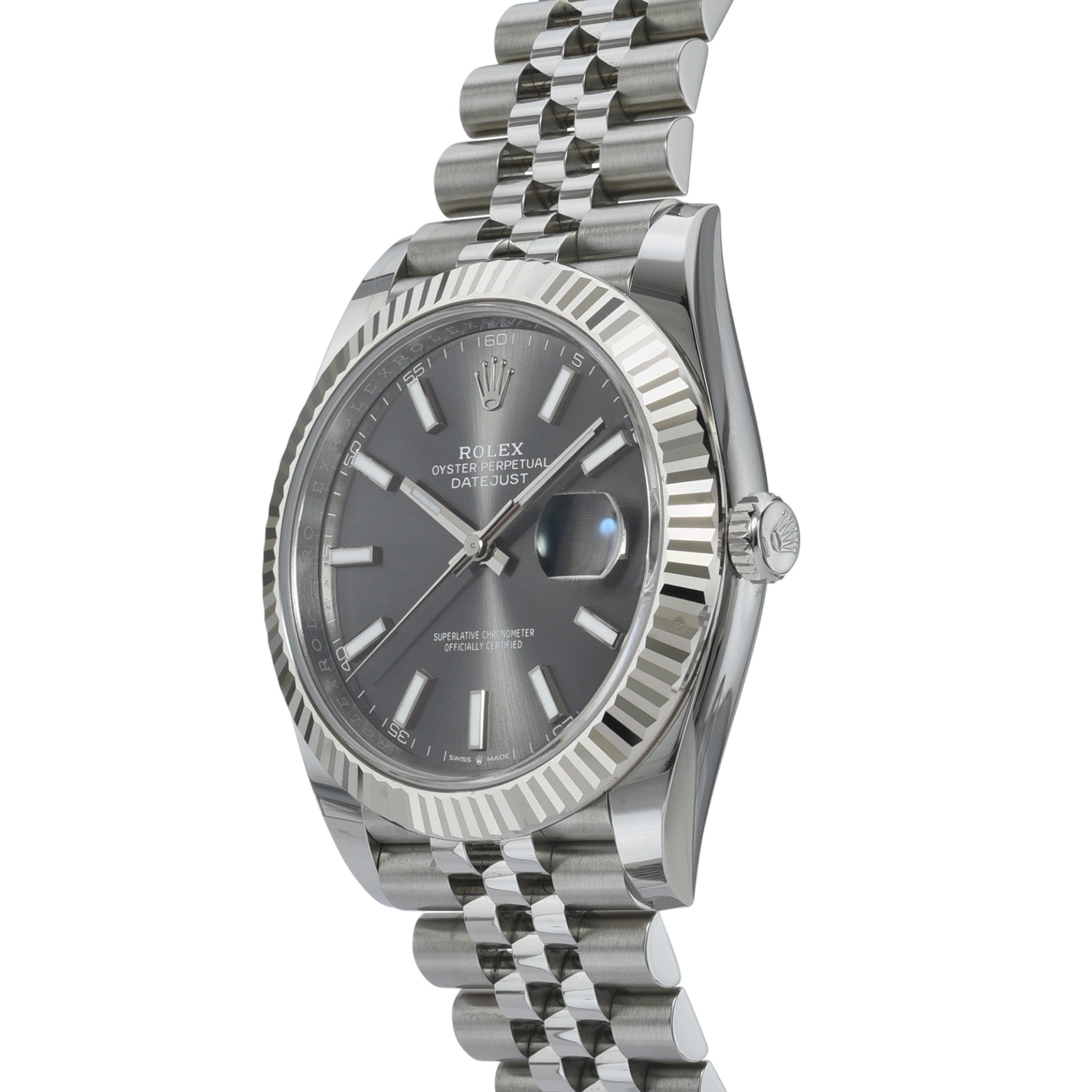 Rolex Datejust 126334 Rhodium Dial 41mm Stainless Steel Jubilee – WatchGuys