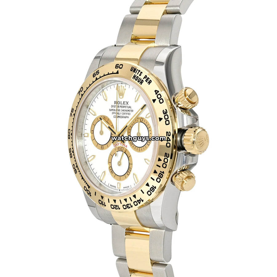 Rolex Daytona 126503 40mm White Two Tone – WatchGuys