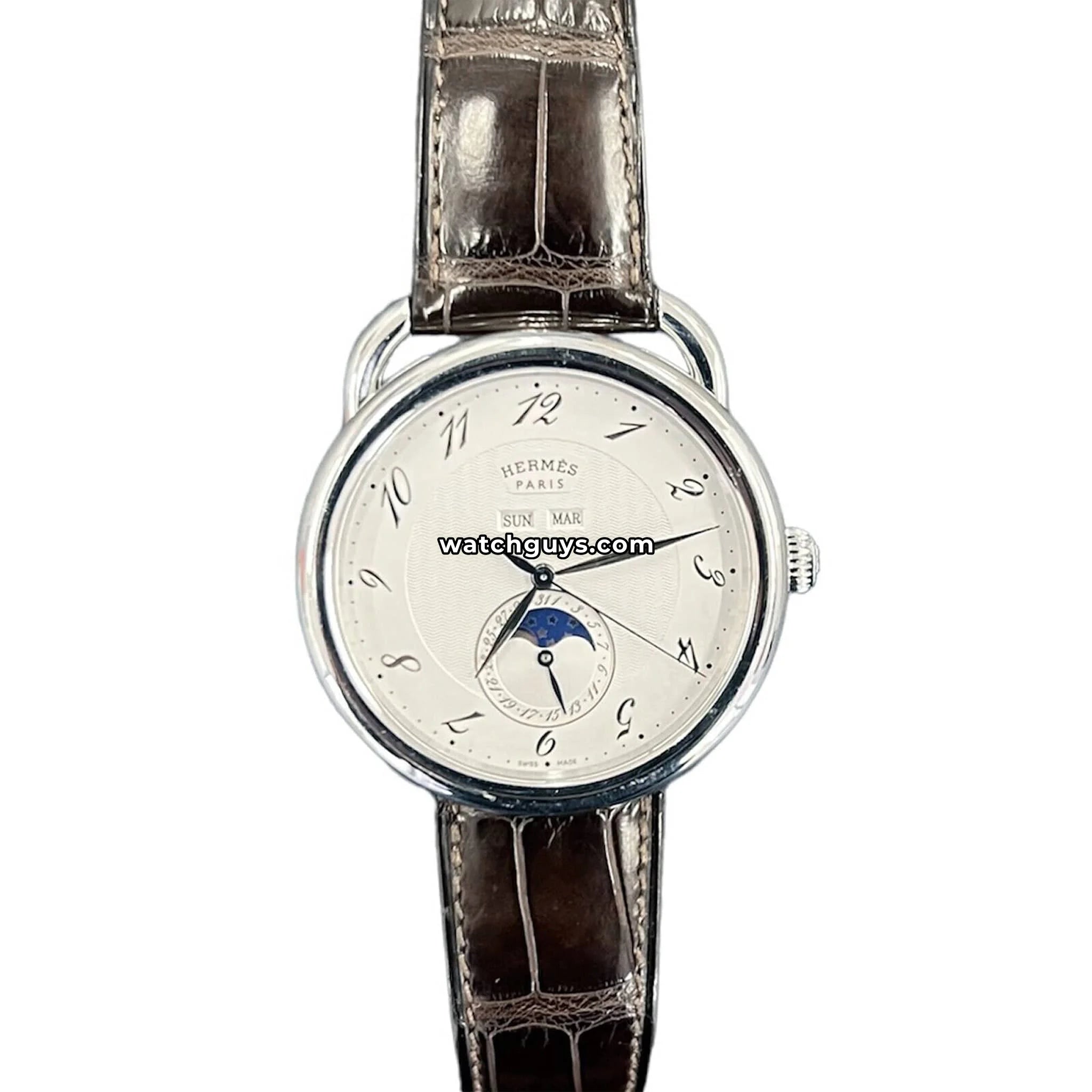 Hermes Arceau Grande Lune Moonphase 43mm – WatchGuys