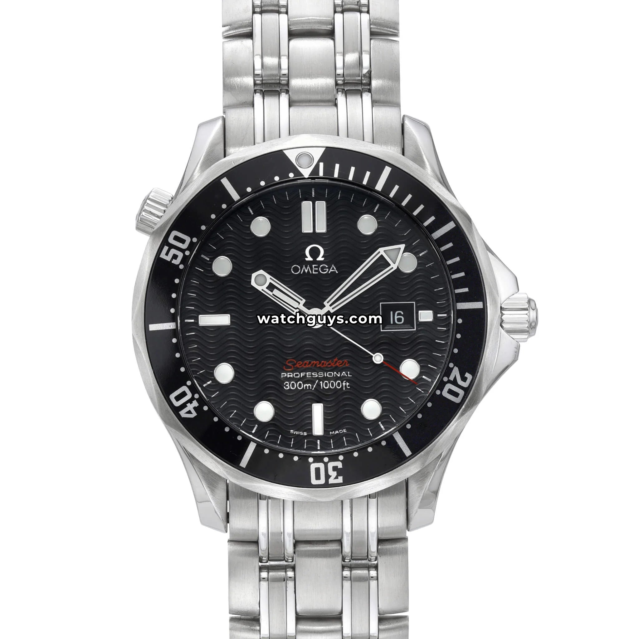Omega Seamaster Professional Black 300M 212.30.41.61.01.001 - 100% ...