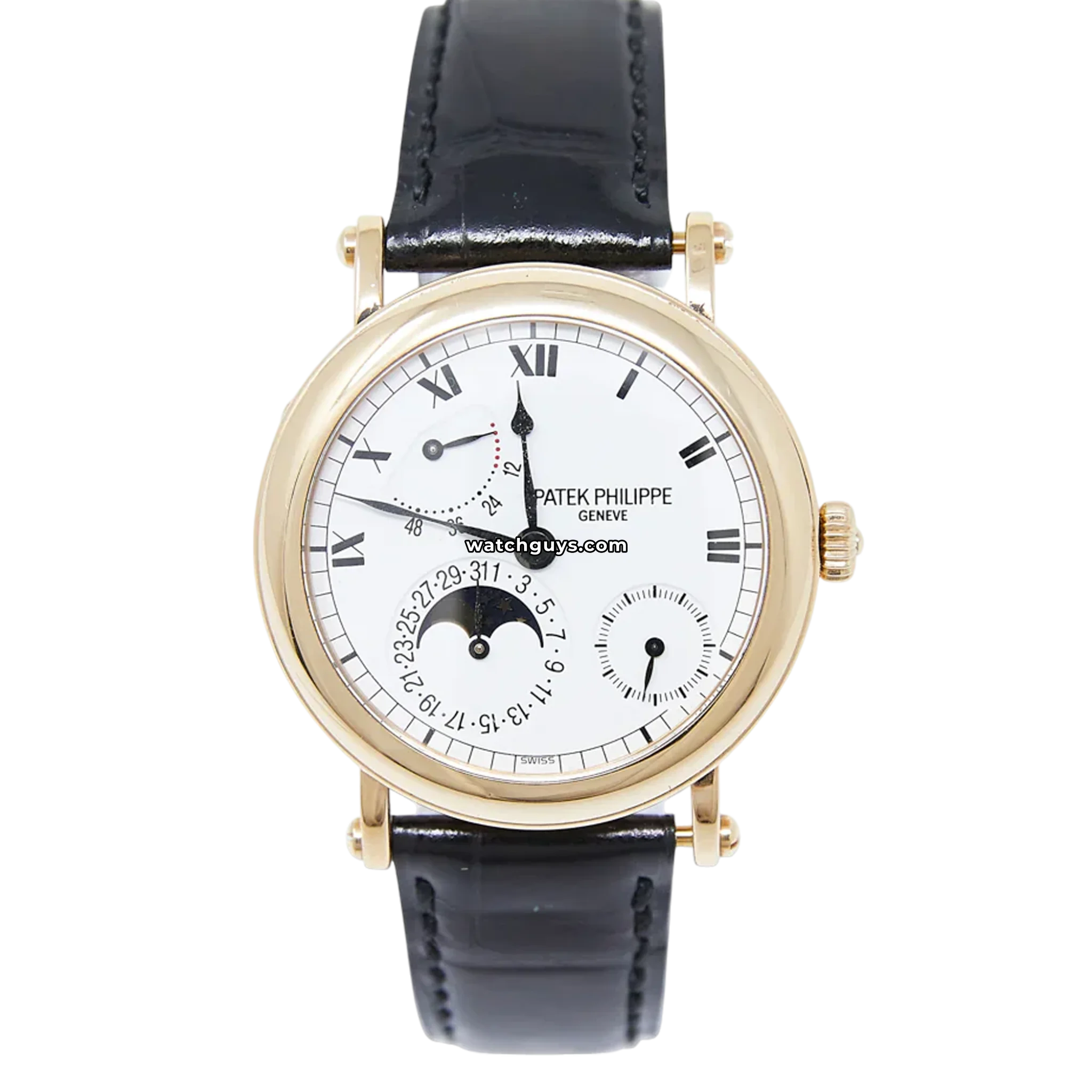 Patek Philippe Complications 5054R Moonphase 36mm White Dial – WatchGuys