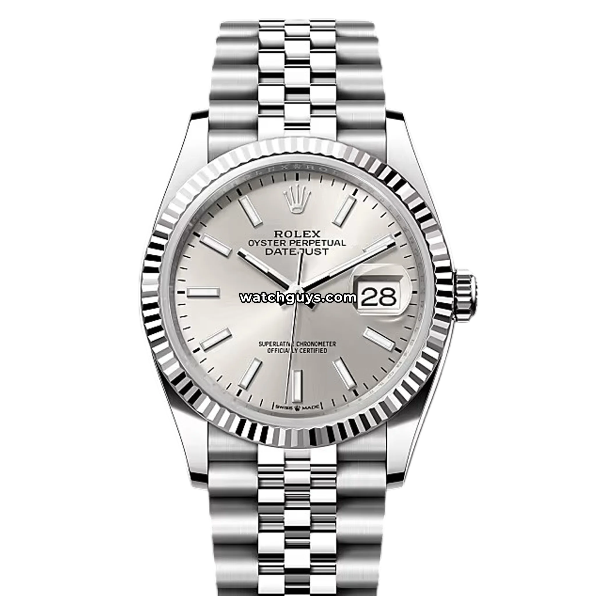 Rolex Datejust 126234 Silver Jubilee 36mm – WatchGuys