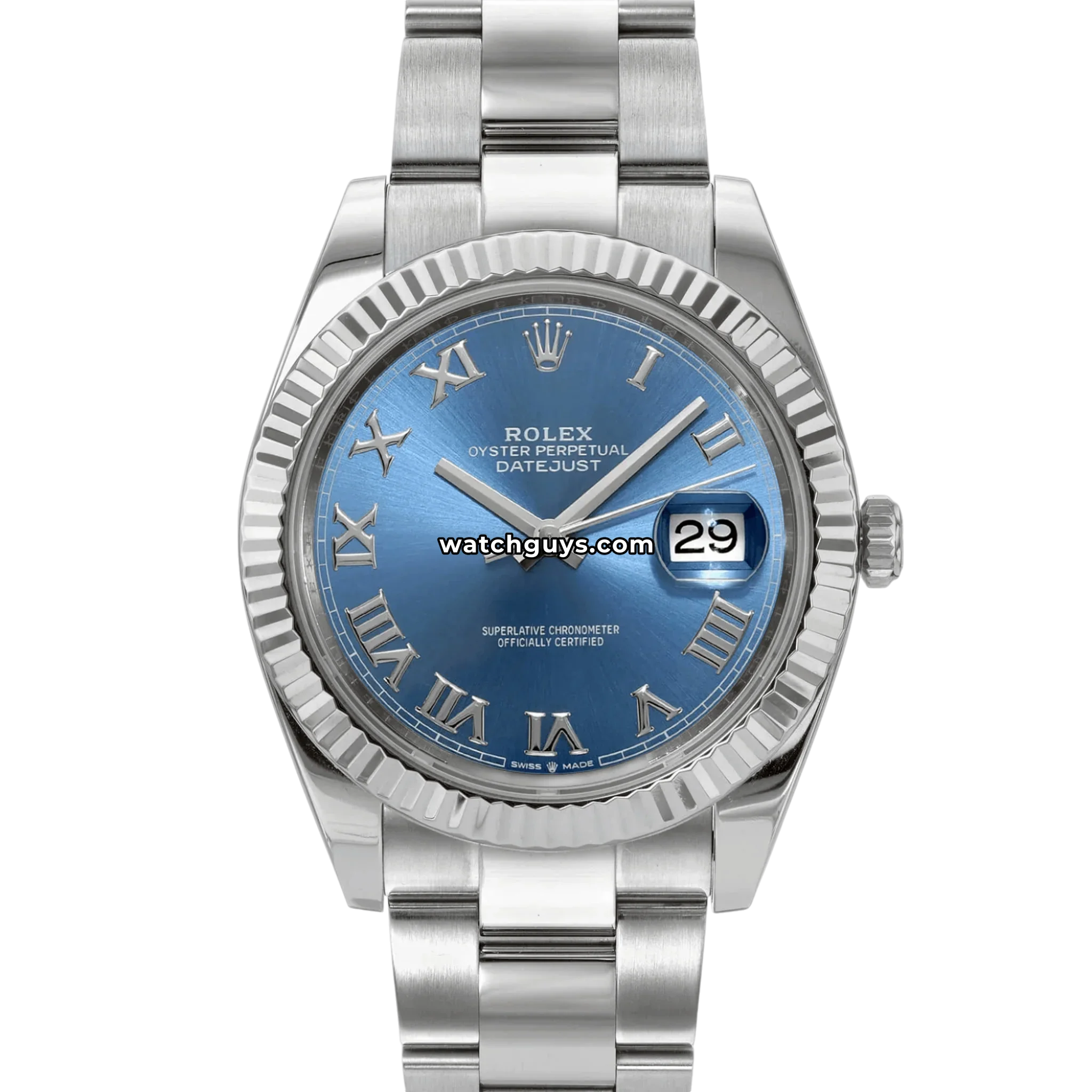 Rolex Datejust 126334 Azzurro Blue 41mm – WatchGuys