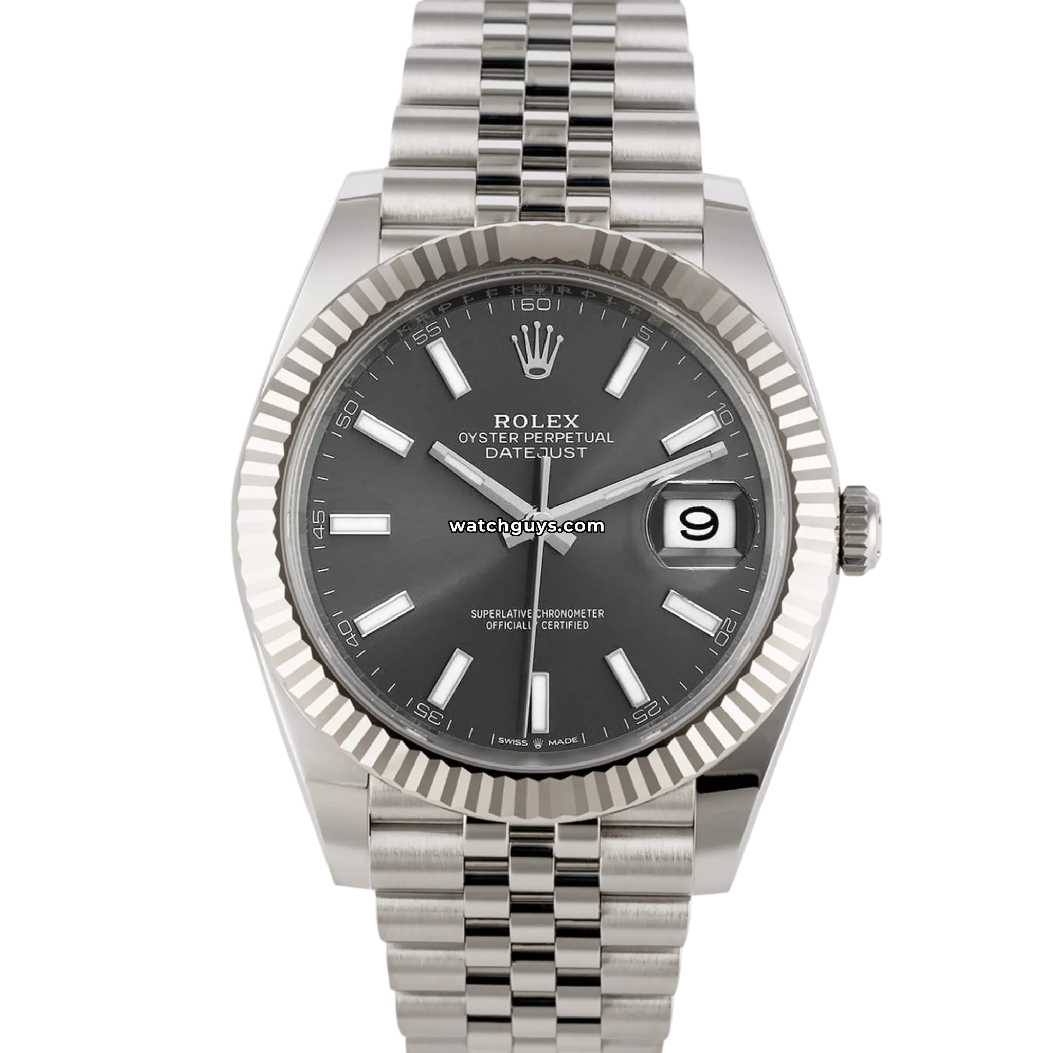 Unworn Rolex Datejust 126334 Rhodium - 100% Authentic – WatchGuys
