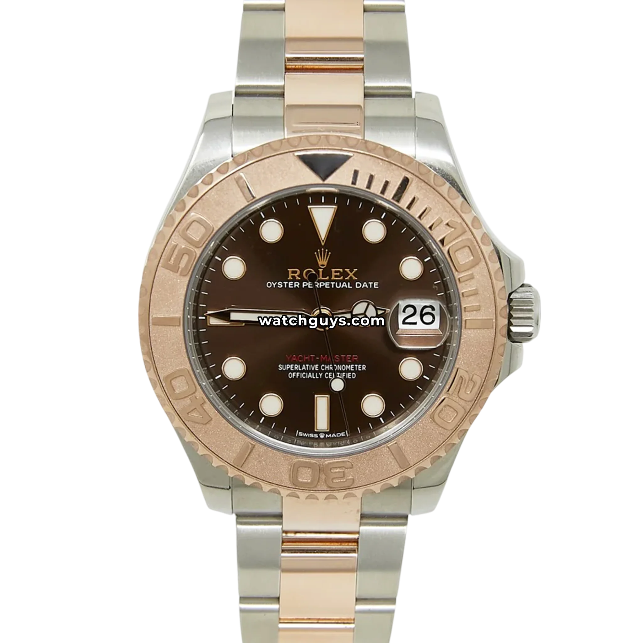 Rolex Yacht-Master 268621 Rose Gold and Steel 37mm – WatchGuys